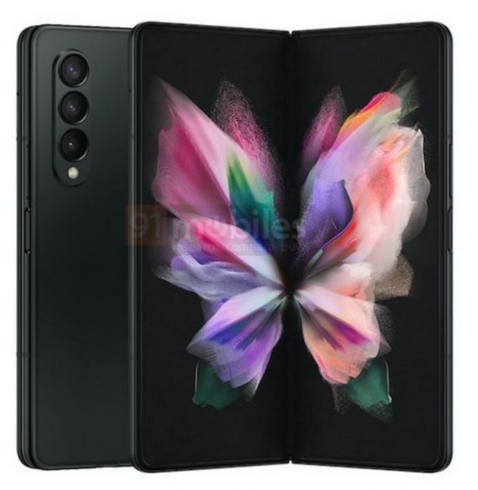 Galaxy Z Fold 3 New Renders Have Surfaced Online, Displaying Color ...
