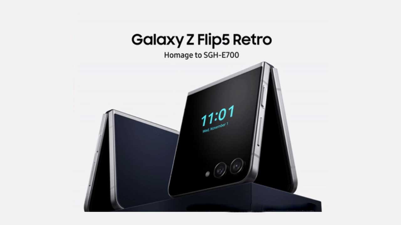 Samsung's Nostalgic Revival: The Galaxy Z Flip 5 Retro - TechFoogle