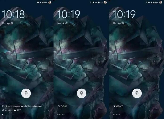 Android Update: At A Glance Shifts To Bottom Of Lock Screen - TechFoogle