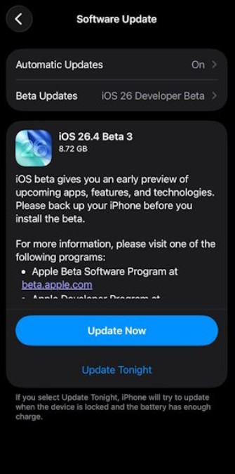 IOS 26.4 Beta 3 Download Available Now – Full Changelog And Supported ...
