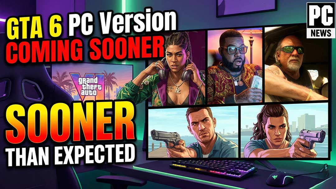 GTA 6 PC Version Coming SOONER Than Expected - Insider Leak Changes ...